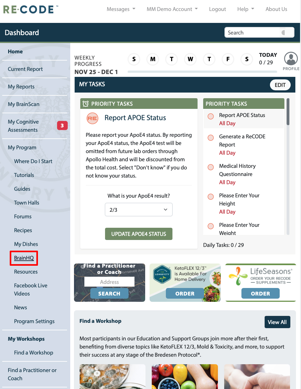 How to: Access your Participant BrainHQ account – Apollo Health